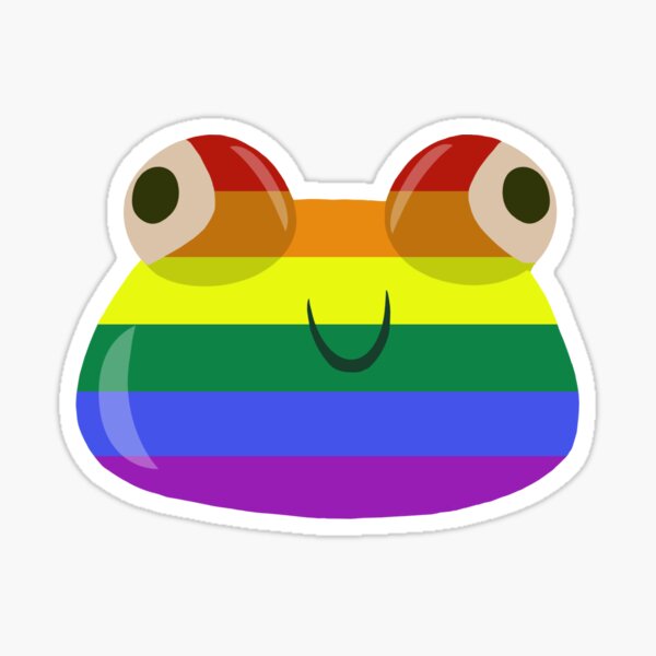" Frog RAINBOW" Sticker for Sale by LilRech | Redbubble
