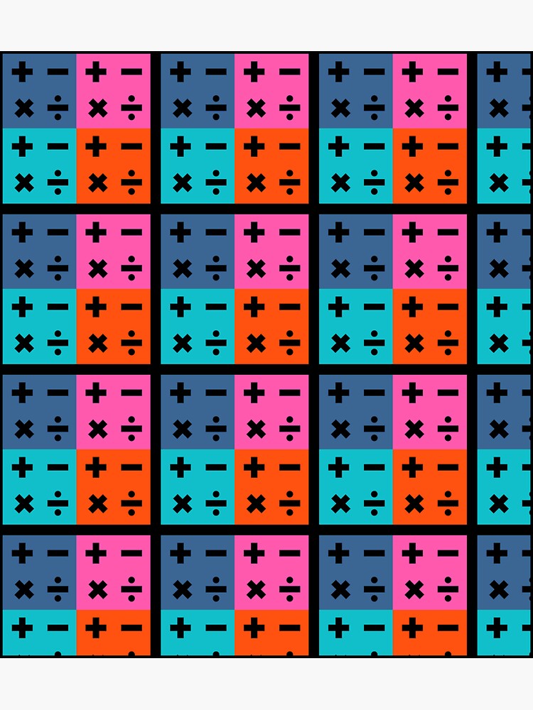 "Types Of Calculation" Sticker by poepelchen | Redbubble