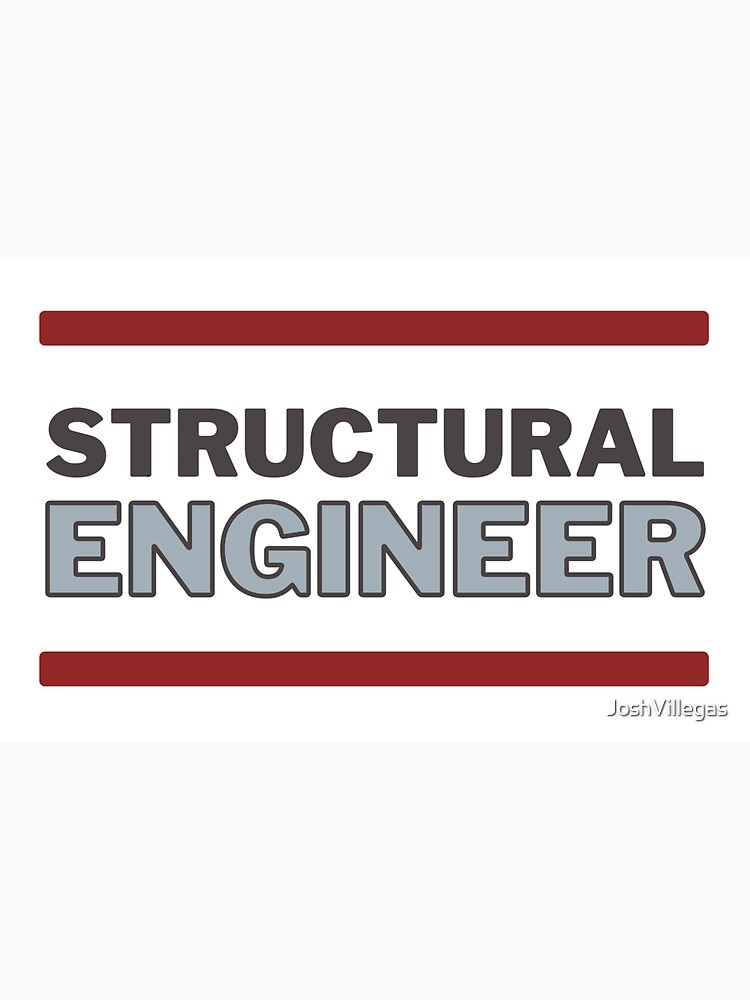 "Structural engineer" Sticker for Sale by JoshVillegas | Redbubble