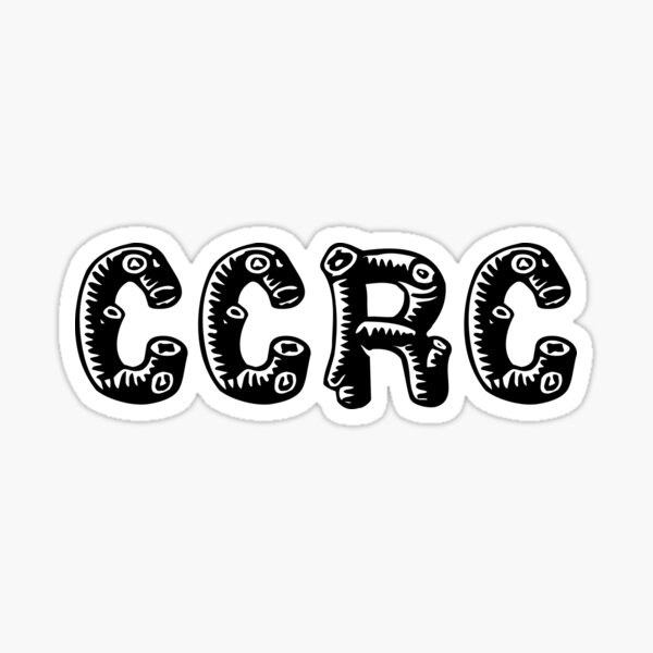 "CCRC" Sticker by taliafaigen | Redbubble
