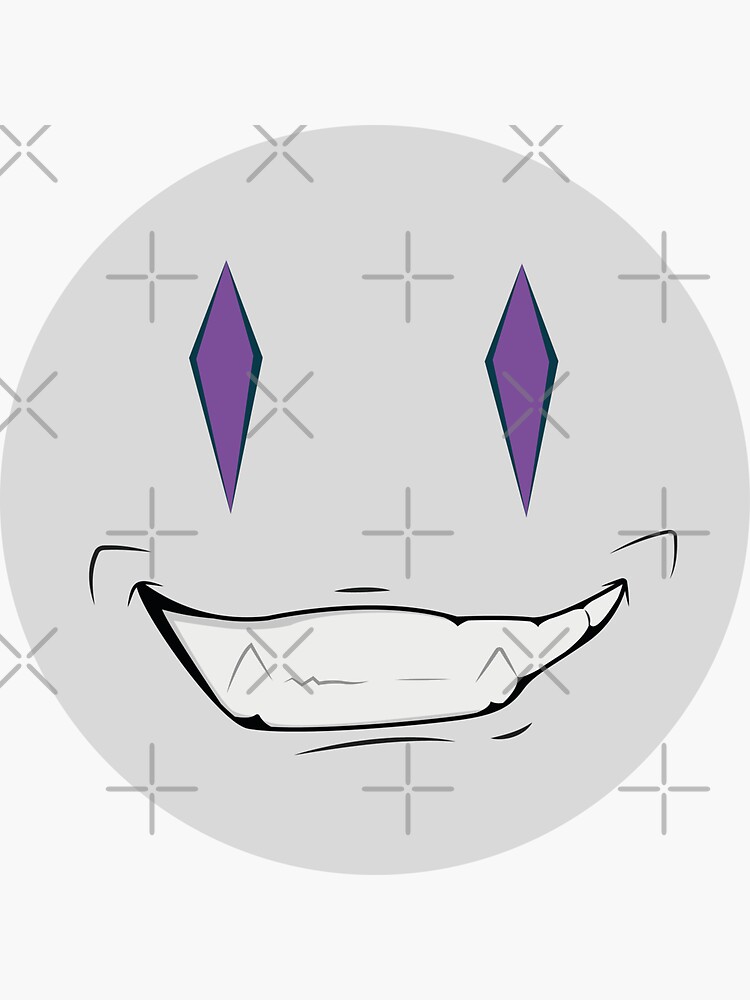 "Cool Evil Grin Anime Style" Sticker by M4rzuqicherose | Redbubble