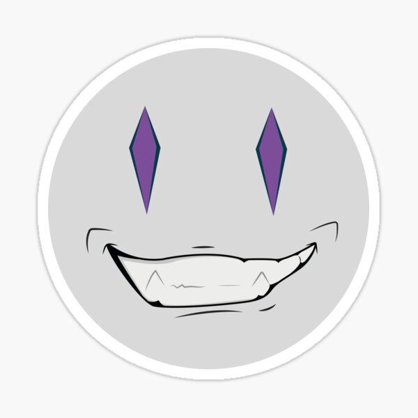 "Cool Evil Grin Anime Style" Sticker by M4rzuqicherose | Redbubble