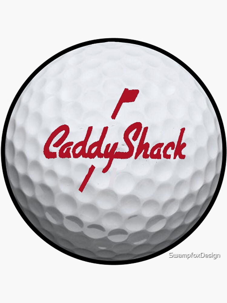 "CaddyShack" Sticker for Sale by SwampfoxDesign | Redbubble