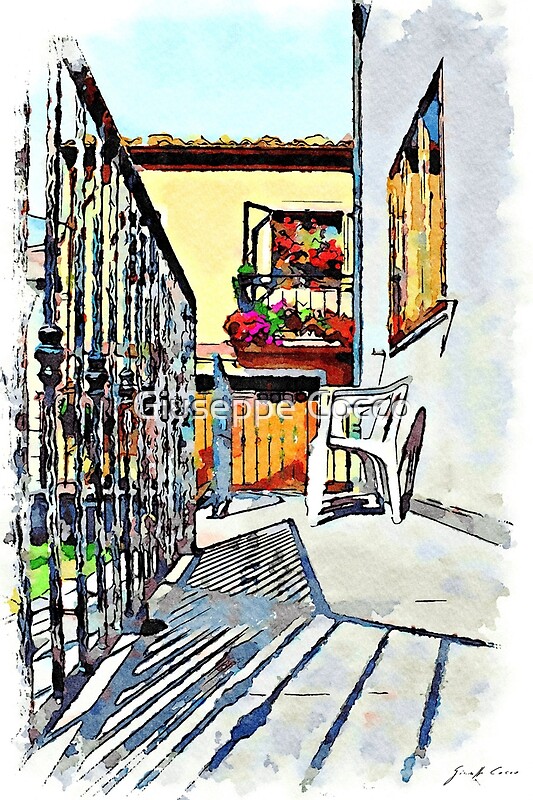 "Borrello: foreshortening" by Giuseppe Cocco | Redbubble