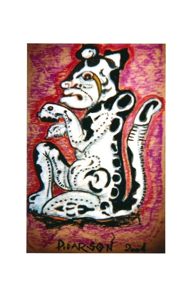 "Aztec Canine Dog by Picarson" by Picarson | Redbubble