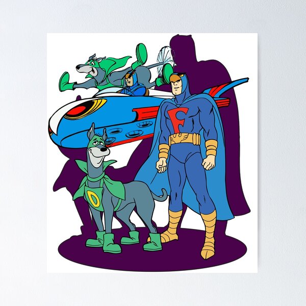 "BLUE FALCON AND DYNOMUTT" Poster for Sale by Armandsemils | Redbubble