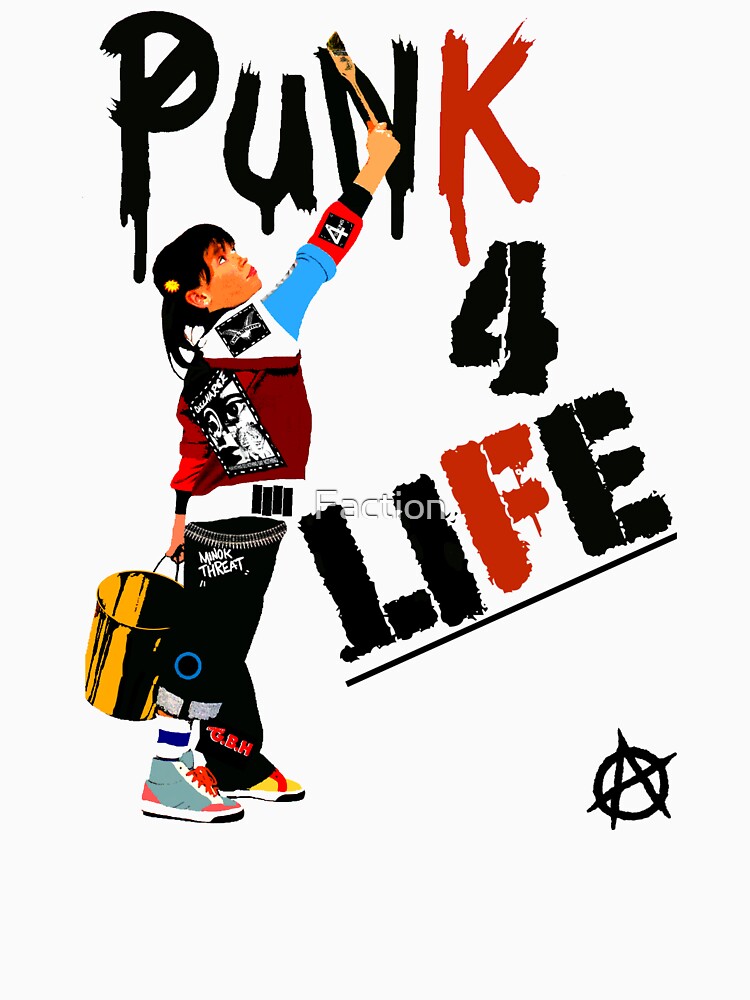 "Punky "Punk 4 Life" Brewster" Essential T-Shirt for Sale by Faction ...