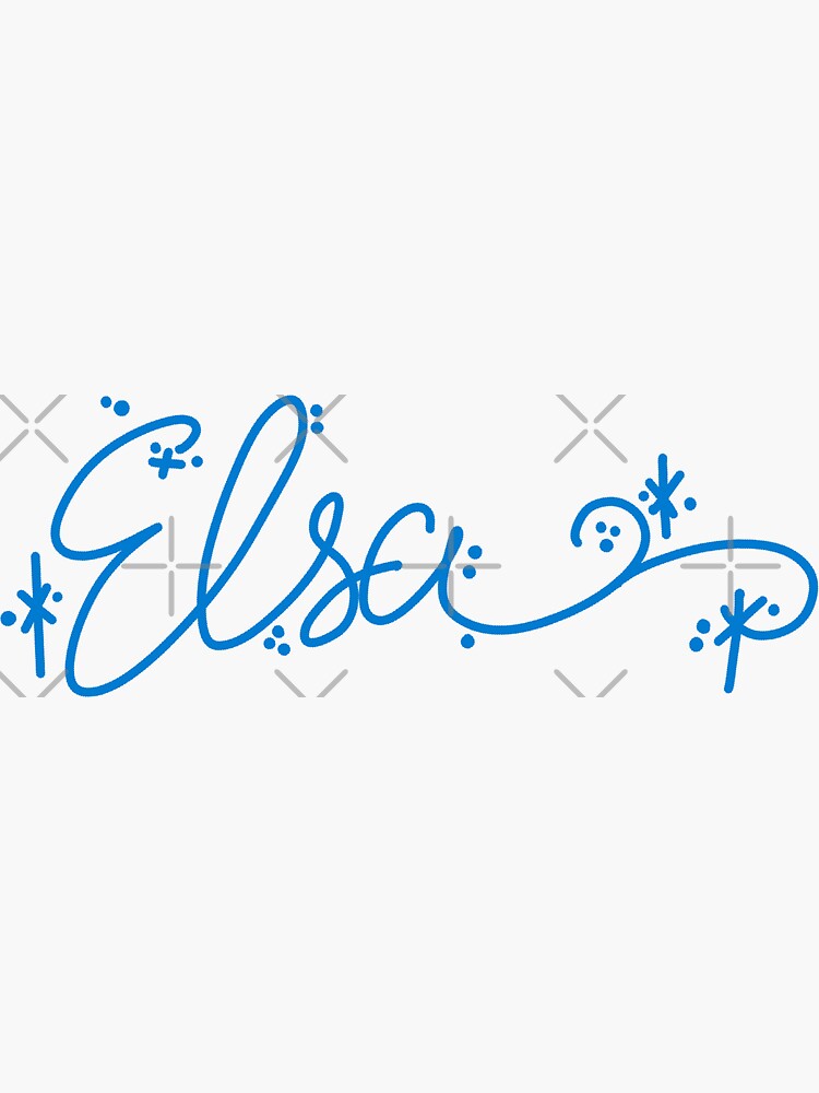 "signatures - snow queen" Sticker for Sale by jennamad17 | Redbubble