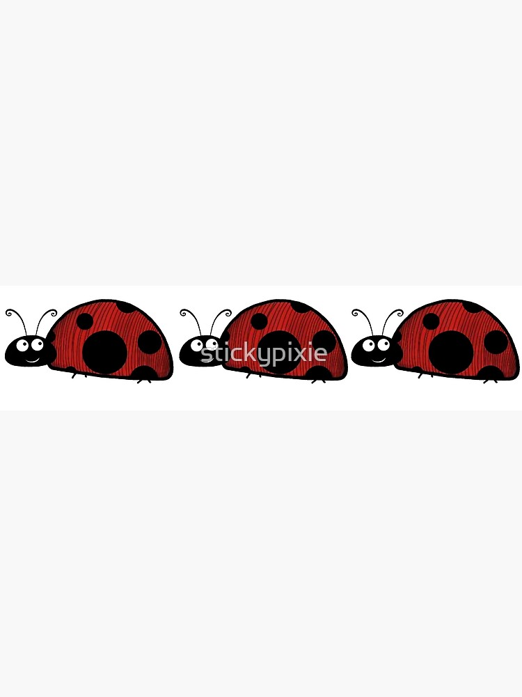 "Ladybirds Parade" Poster for Sale by stickypixie | Redbubble