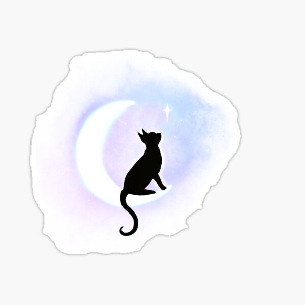 "Luna cat" Sticker for Sale by siouxsiewild | Redbubble