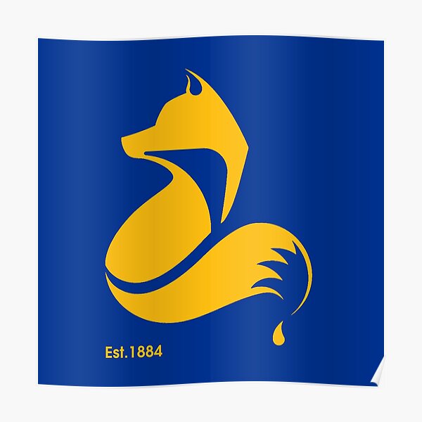 "Leicester Fox" Poster by Confusion101 | Redbubble