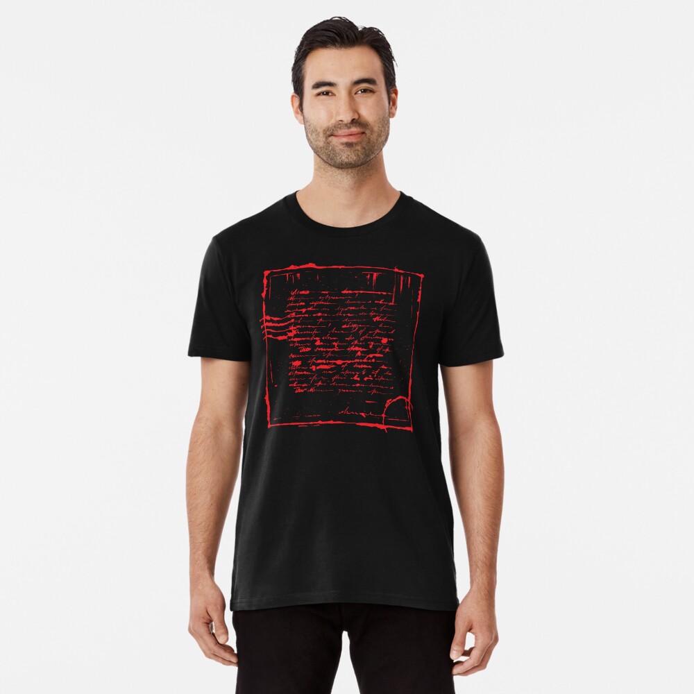 "Red and Black Unreadable letter." Sticker for Sale by TatianaGallery ...