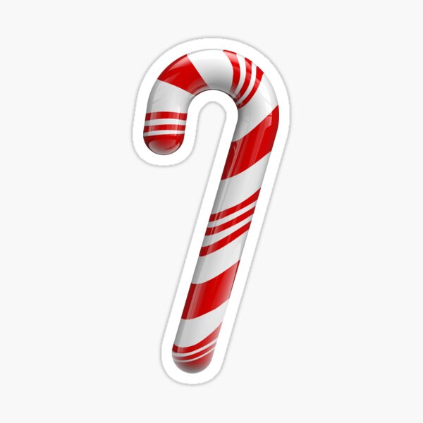 "Candy Cane" Sticker by Darcy777 | Redbubble