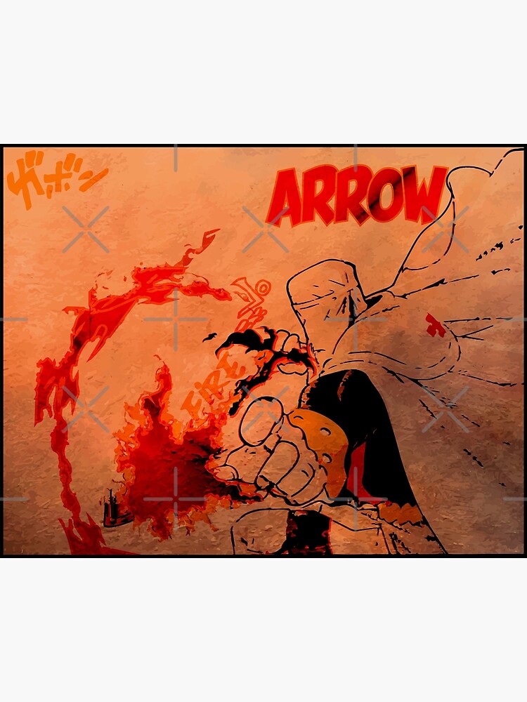 "Arrow Fire Force Fan art" Art Print for Sale by gainzgear | Redbubble