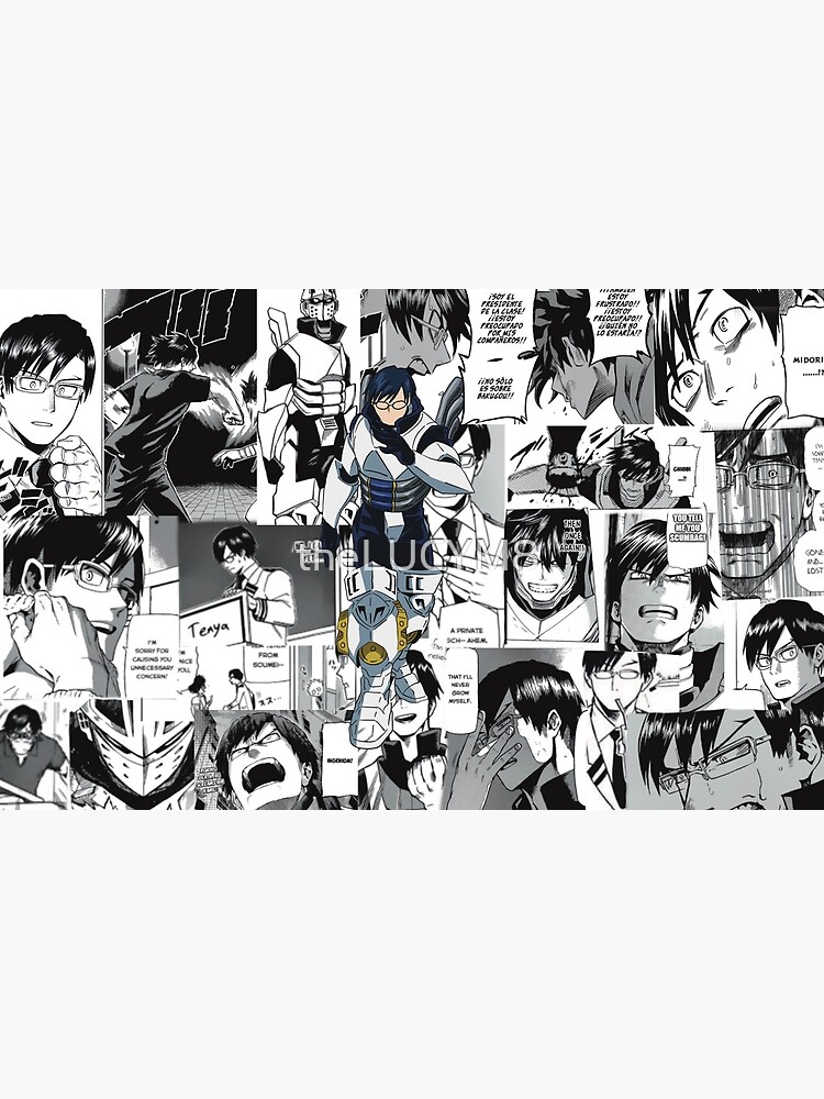 "MHA (BNHA): IIDA Manga BG" Art Print by theLUCYM8 | Redbubble