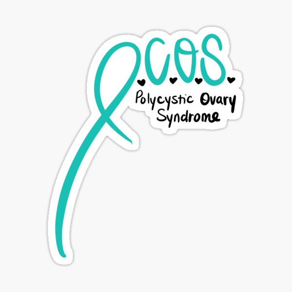 "PCOS- Polycystic Ovary Syndrome " Sticker by Crocker726 | Redbubble