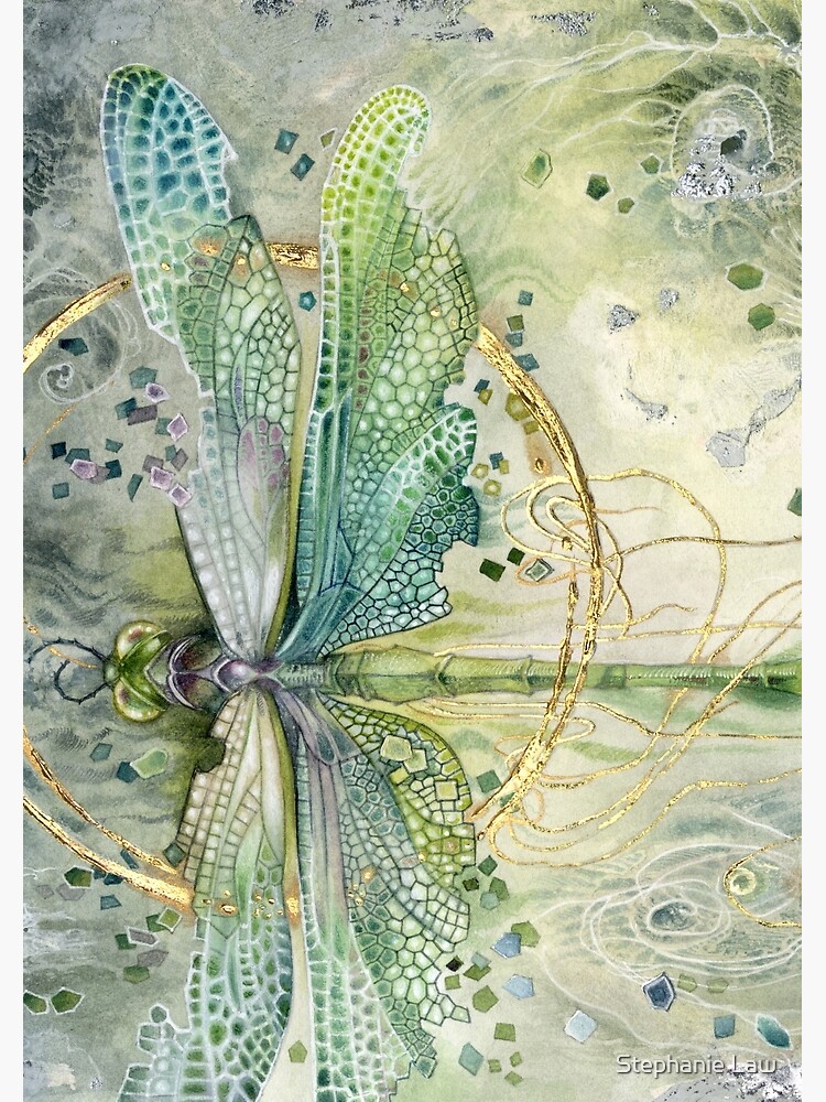 "Beautiful Enchanted Dragonfly " Journal for Sale by stephlaw | Redbubble