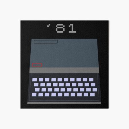 Impression rigide « Sinclair ZX81 - Il grandit avec vous », par Retro ...