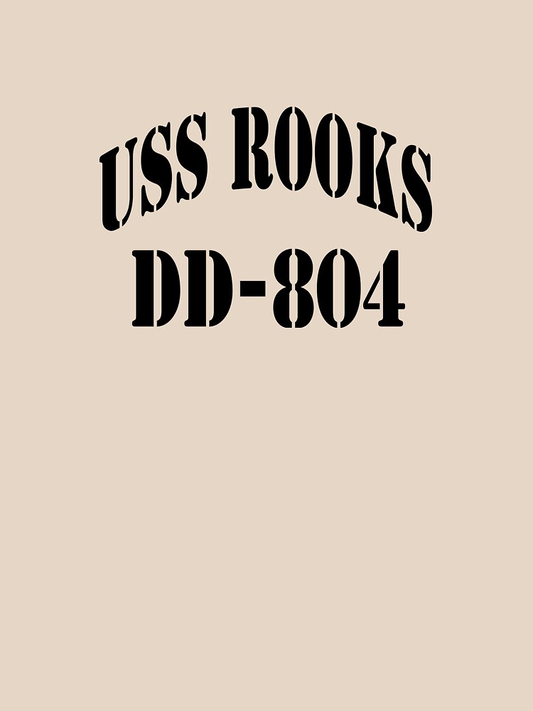 "USS ROOKS (DD-804) SHIP'S STORE" T-shirt for Sale by militarygifts ...