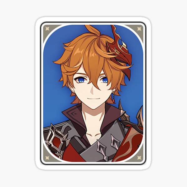 "Genshin Impact - Childe (Tartaglia) Official Card" Sticker for Sale by ...