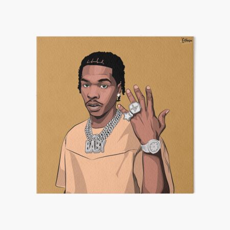 Lil Baby 4pf Drip Art Board Prints | Redbubble