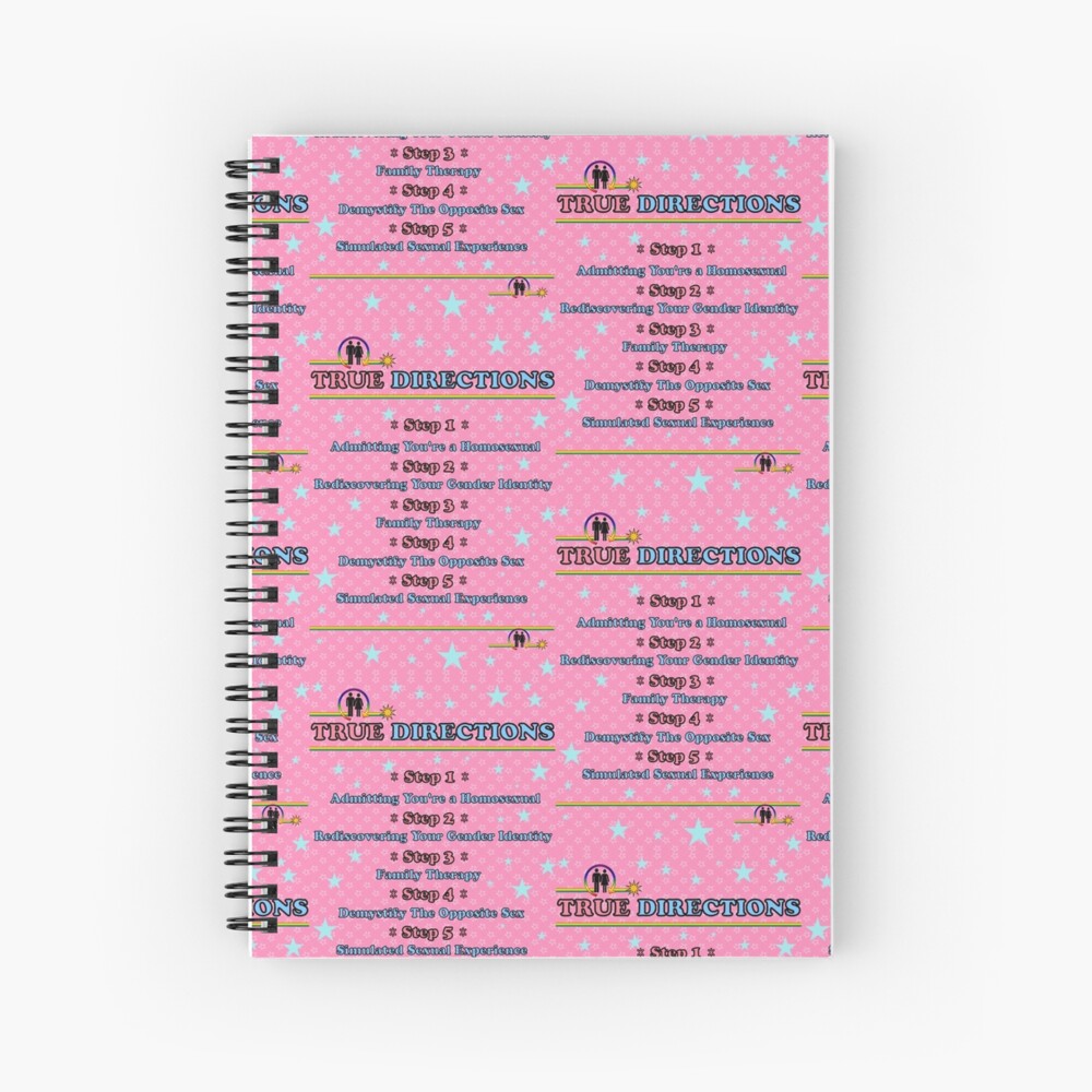 "True Directions (But I'm a Cheerleader)" Spiral Notebook by Faction ...