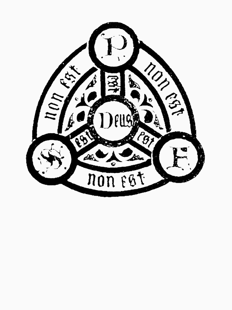 "The Holy Trinity Shield Medieval" T-shirt for Sale by RadiantLuminary ...