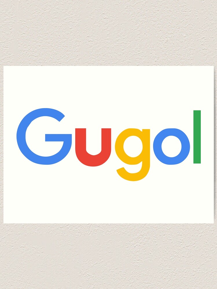 Lámina artística «Google - Gugol - LogoFake» de joseluislopez | Redbubble