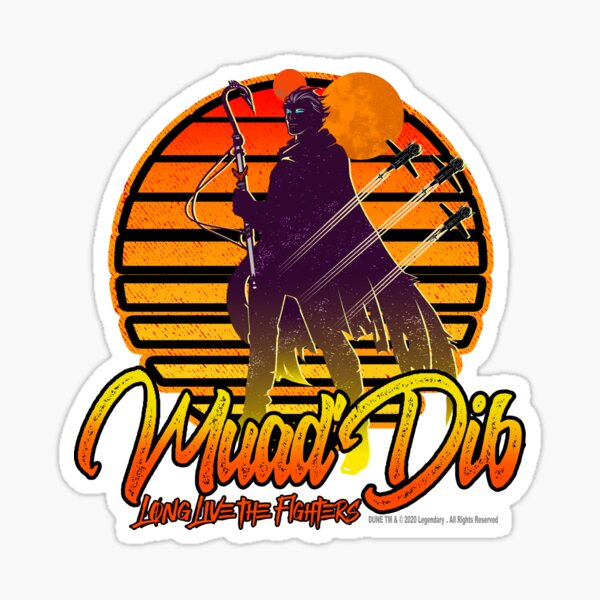 "MuadDib" Sticker for Sale by hickhopshop | Redbubble