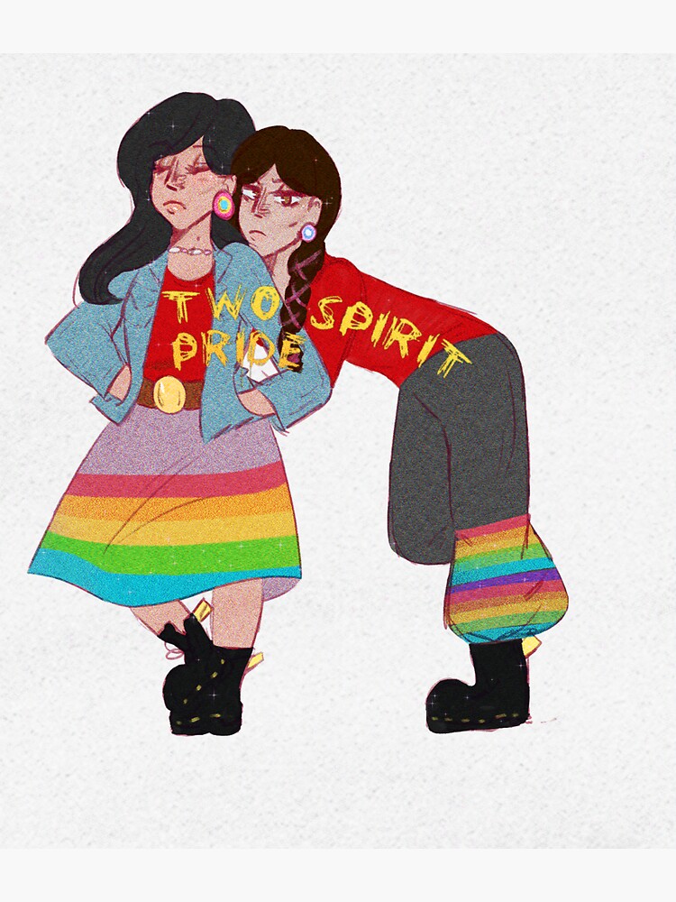 "Two-Spirit Pride" Sticker for Sale by Eggsoupqueen | Redbubble