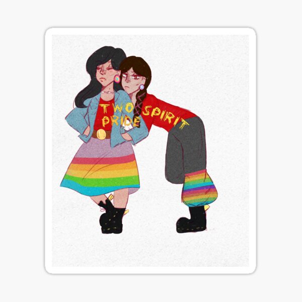 "Two-Spirit Pride" Sticker for Sale by Eggsoupqueen | Redbubble