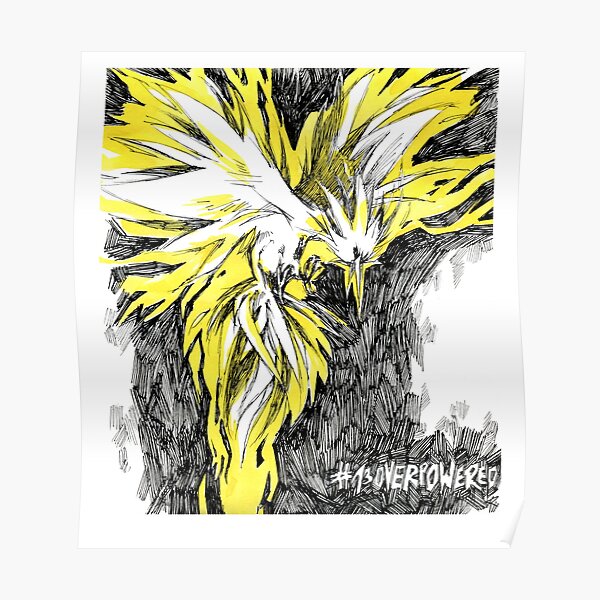 "#13 overpowered" Poster for Sale by cheetoarts | Redbubble