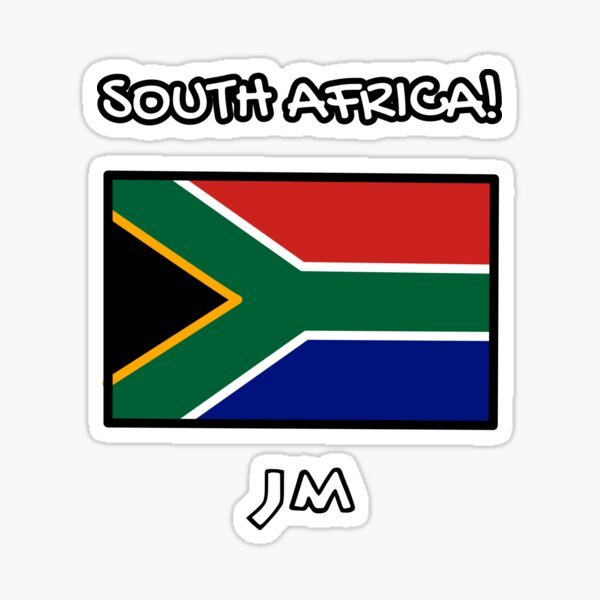 "South Africa Flag" Sticker by jesumedina | Redbubble