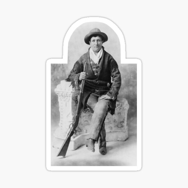 "Calamity Jane With Her Rifle " Sticker for Sale by warishellstore ...