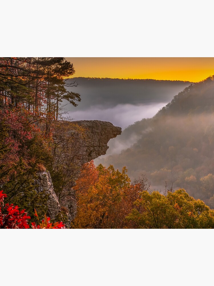 "Whitaker Point Sunrise at Hawksbill Crag" Poster by enjoysshooting ...