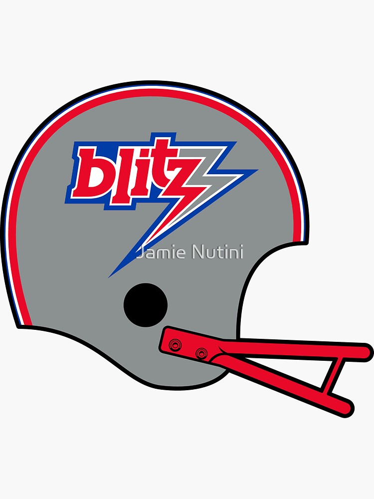 "Defunct Series: 1984 Chicago Blitz" Sticker for Sale by jimmynutini ...