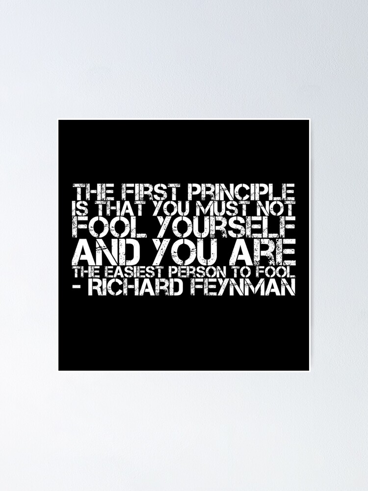 "Richard Feynman Quote" Poster for Sale by feynmanismstore | Redbubble