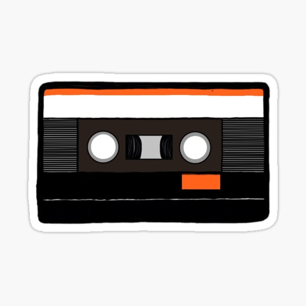 1980s Decal Laptop Decal Hippie Sticker Good Old Days Cassette Tape ...