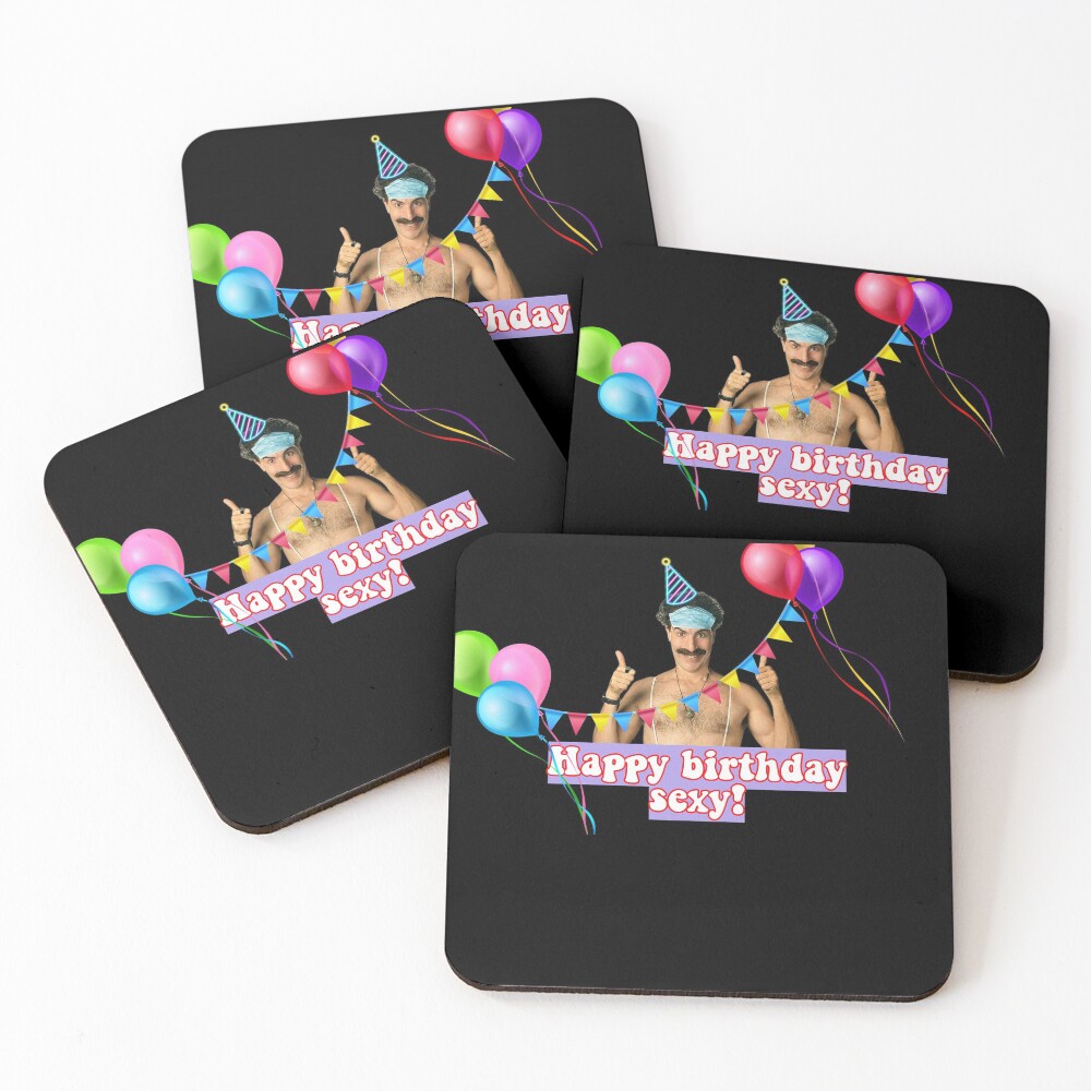 "Borat Happy Birthday Sexy, Birthday, Bday, Funny Borat" Greeting Card ...