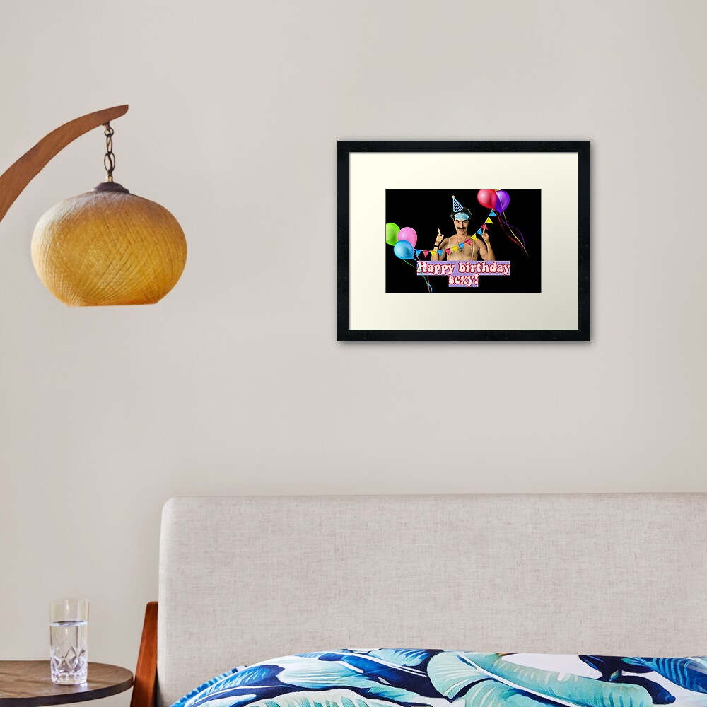 "Borat Happy Birthday Sexy, Birthday, Bday, Funny Borat" Greeting Card ...