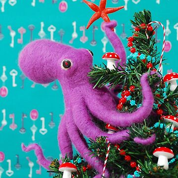 "Octopus's Tree-Topper" Art Board Print for Sale by hinem | Redbubble