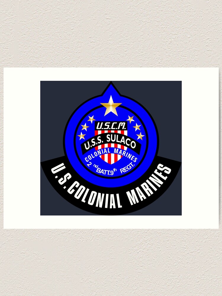 "USS Sulaco Logo" Art Print by aliberalino | Redbubble