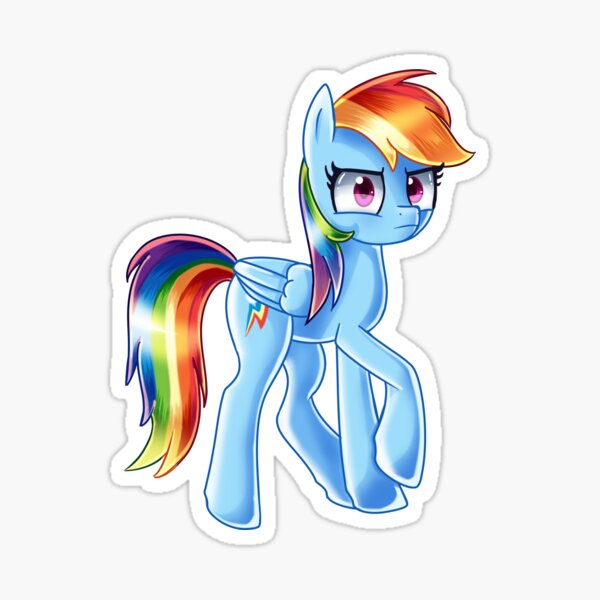 "Rainbow Dash" Sticker for Sale by MelanySchaffer | Redbubble