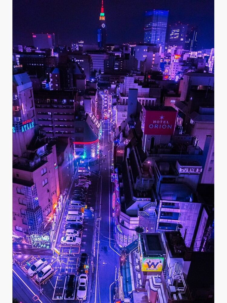 "Tokyo City Night Views" Poster for Sale by HimanshiShah | Redbubble