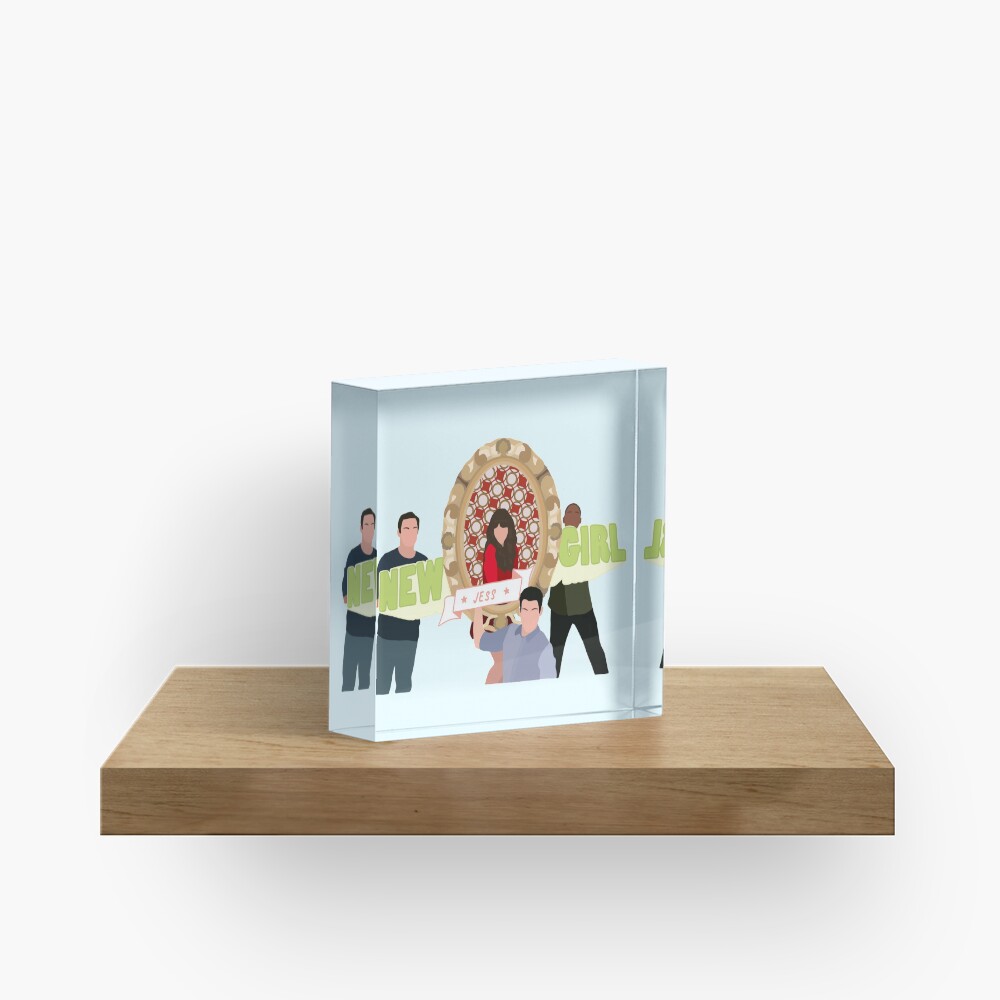 "New Girl Intro!" Sticker for Sale by Camille Albers | Redbubble