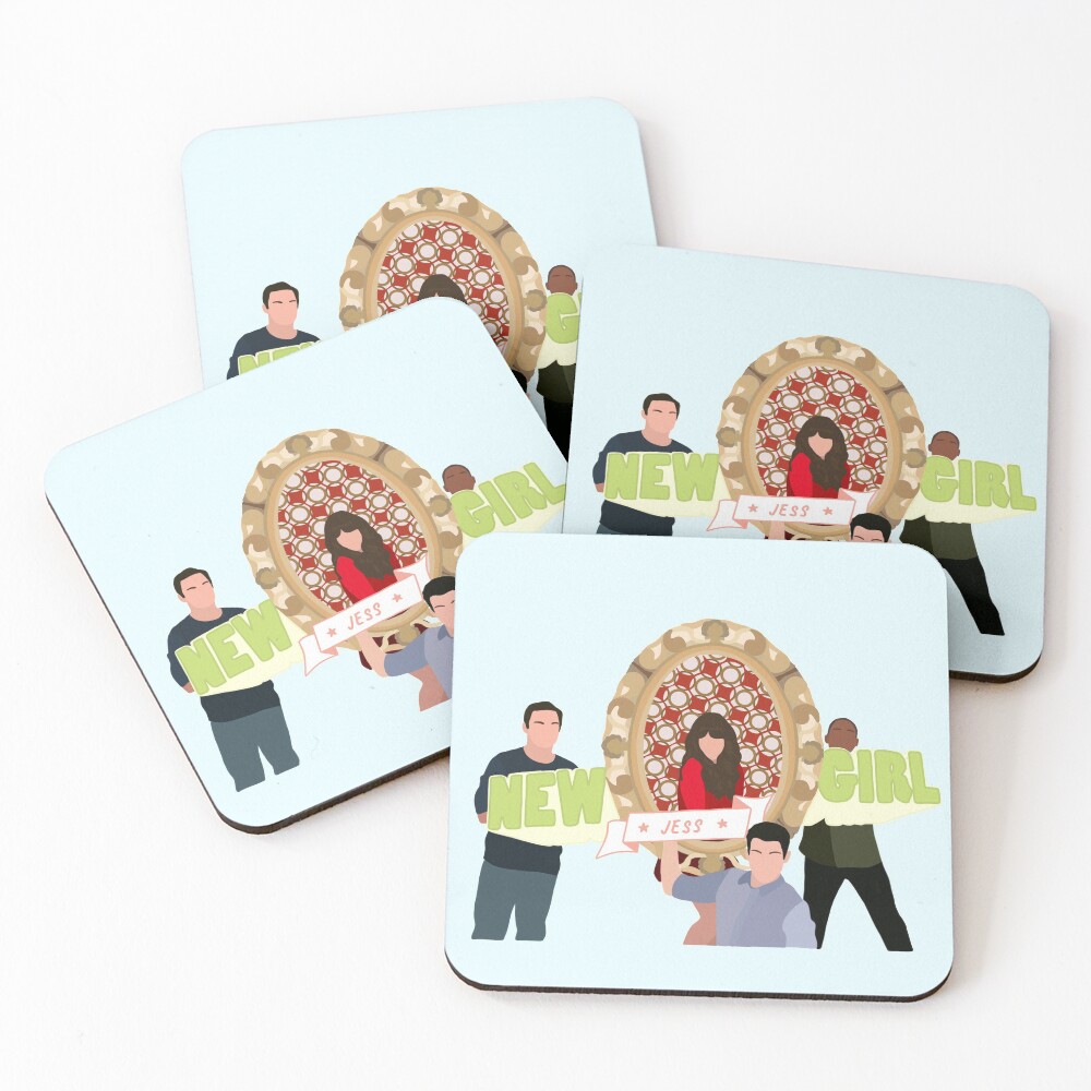 "New Girl Intro!" Sticker for Sale by Camille Albers | Redbubble