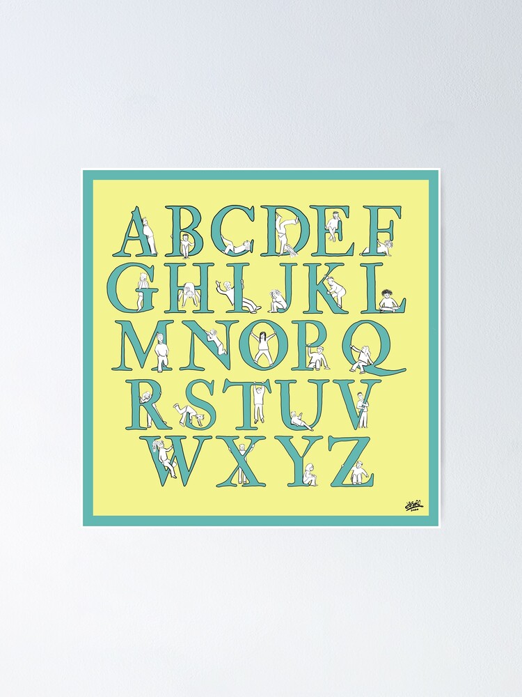 "Doodle Alphabet: Lemon" Poster by DoodleDpatches | Redbubble