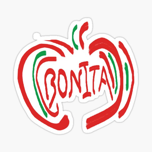 "Bonita Apple" Sticker by NathanTse | Redbubble