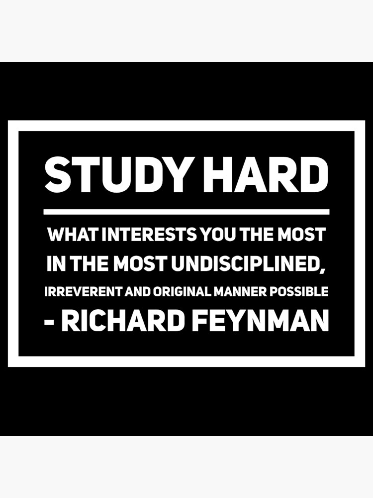 Richard Feynman Quote Premium Matte Vertical Poster sold by Cynde Hook ...