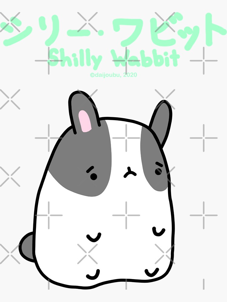"[Wamu Wabbit] Chubby Dutch Bunny Rabbit" Sticker for Sale by ...